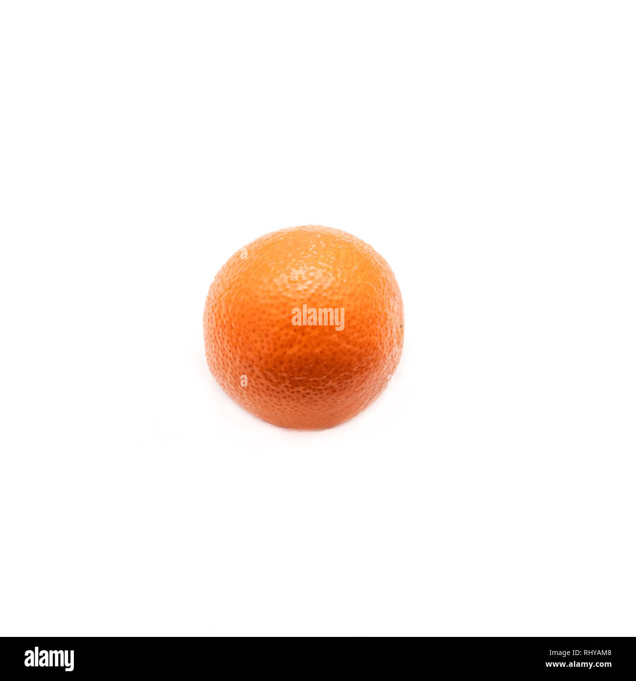 Mandarin isolated on white background.Square cropping.One Fruit Stock ...