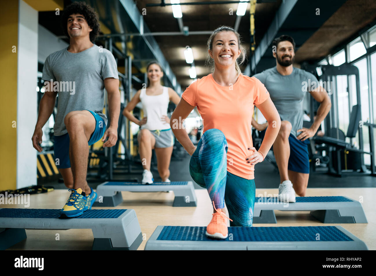 Fitness gym training hi-res stock photography and images - Alamy