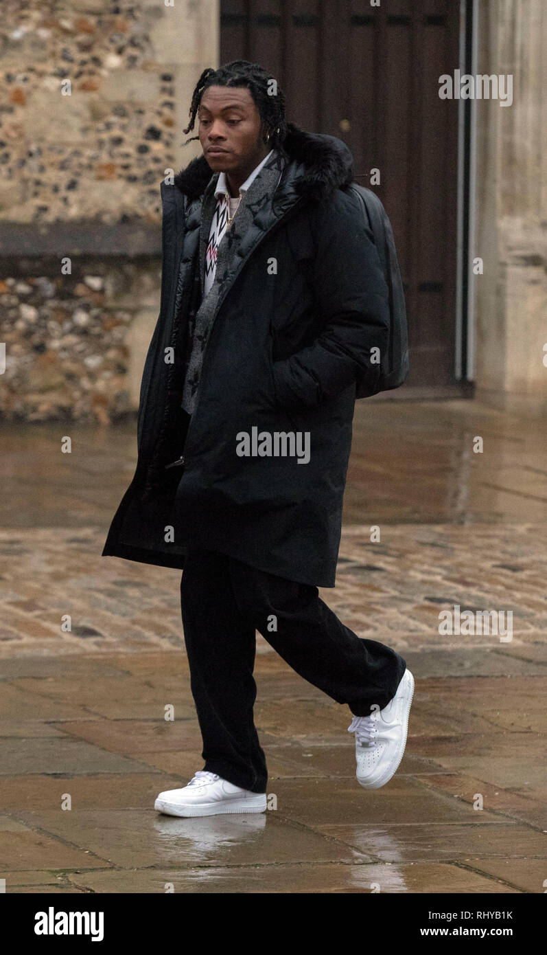 Ceon Broughton, 29, arrives at Winchester Crown Court where he is ...