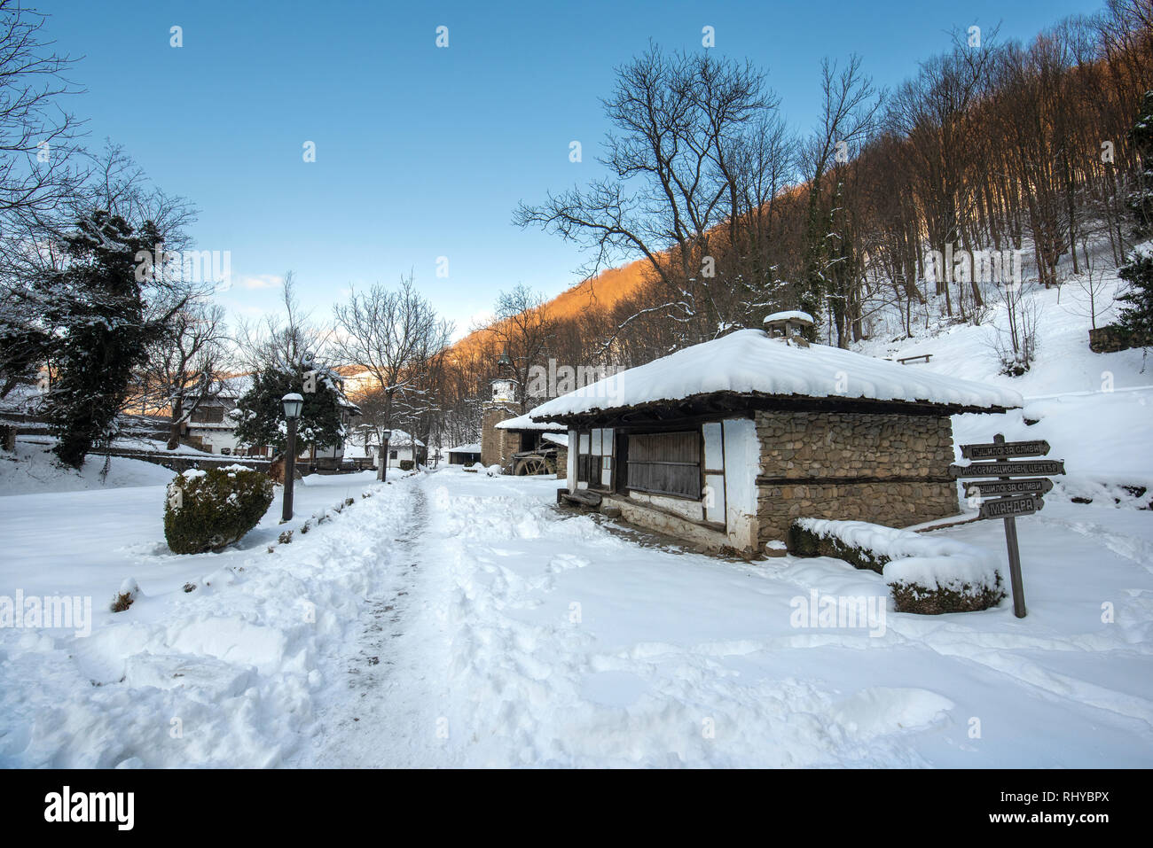 Old stone house in etar museum hi-res stock photography and images - Alamy