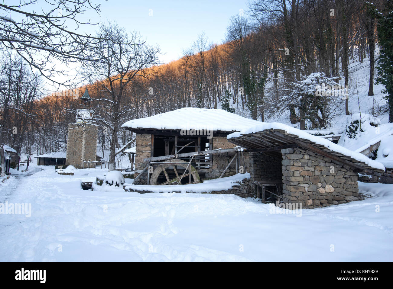 Old traditional Bulgarian house in Architectural Ethnographic Complex ...