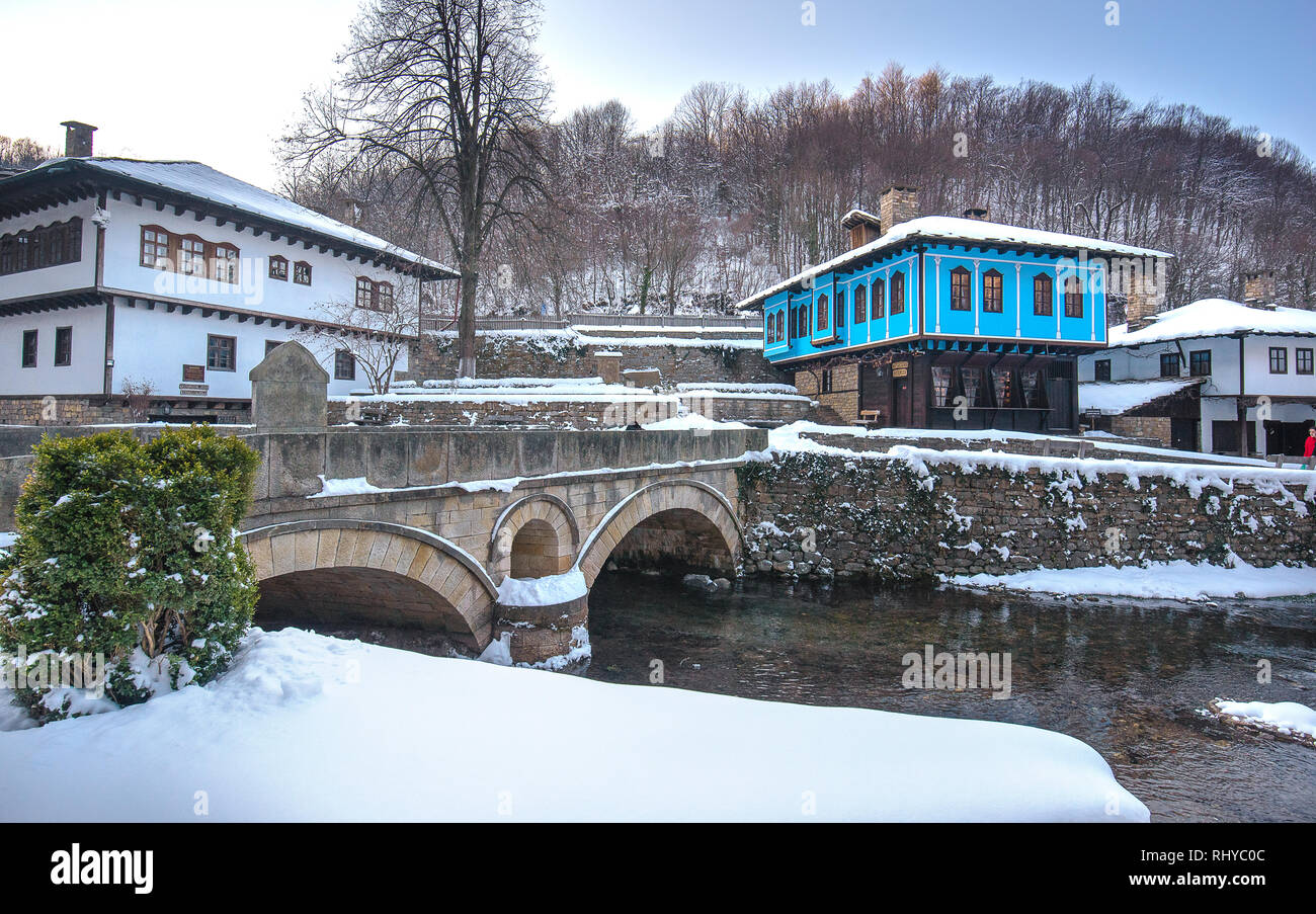 Old traditional Bulgarian house in Architectural Ethnographic Complex ...