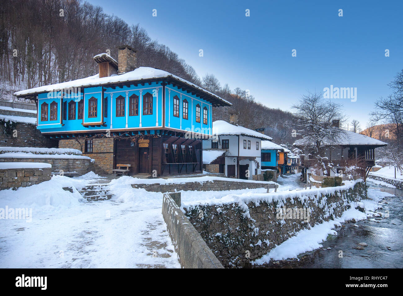 Old traditional Bulgarian house in Architectural Ethnographic Complex ...
