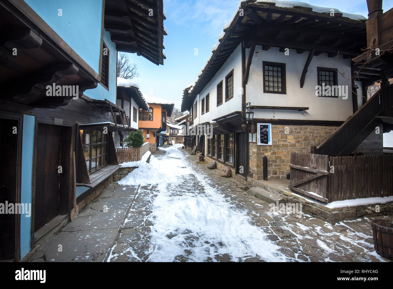 Old traditional Bulgarian house in Architectural Ethnographic Complex ...