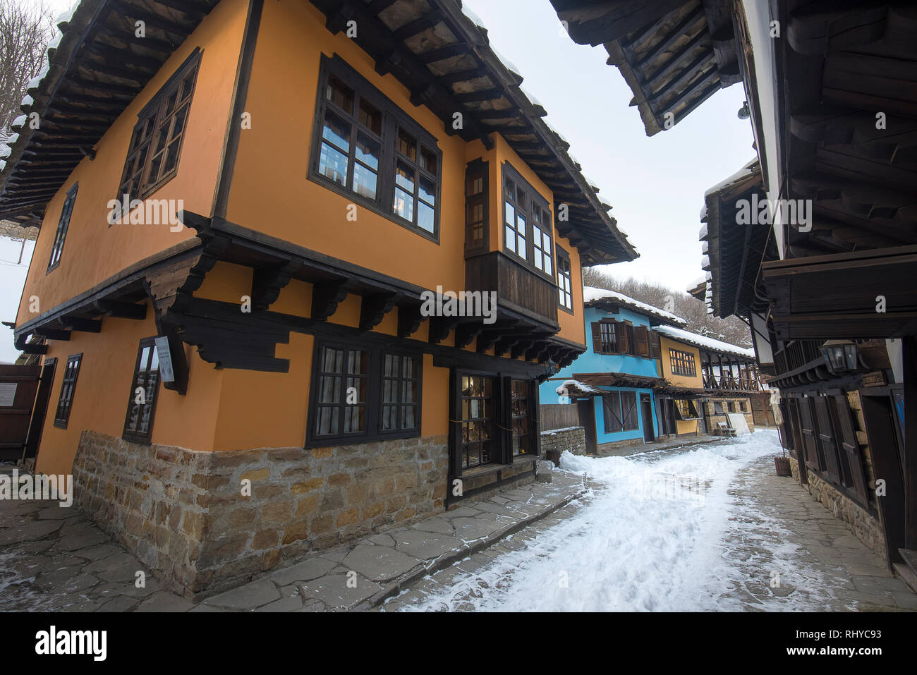 Old traditional Bulgarian house in Architectural Ethnographic Complex ...