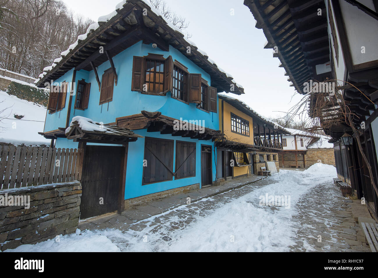 Old traditional Bulgarian house in Architectural Ethnographic Complex ...
