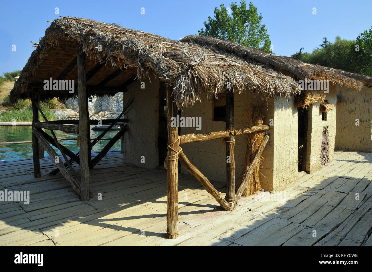 The Bay of the Bones. The reconstructed site of a prehistoric ...