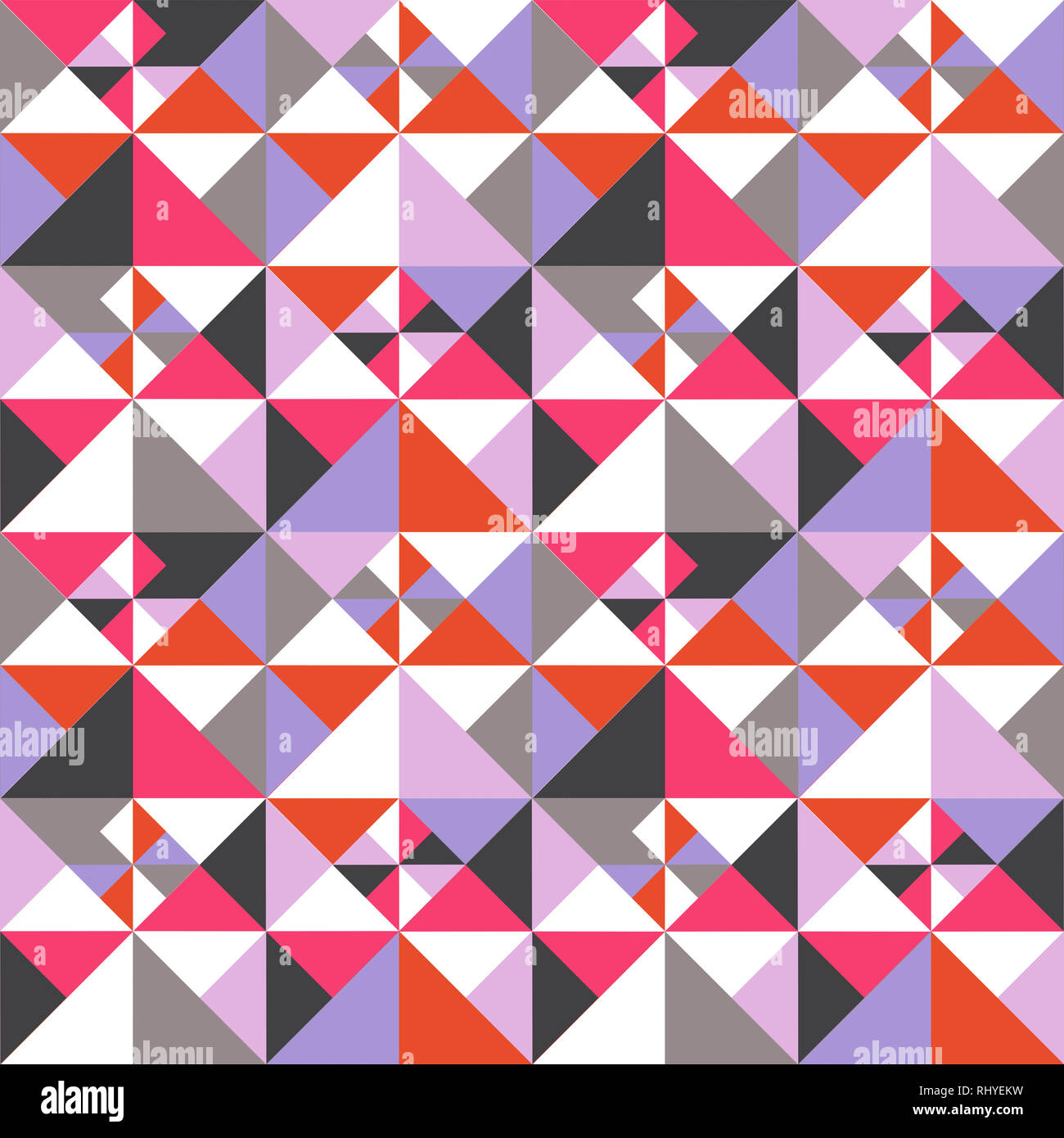 A multicolored digital geometric seamless pattern inspired by Origami ...