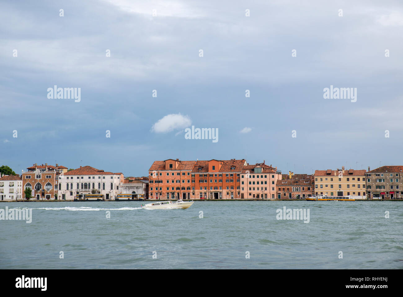 Buildings on Giudecca island, Venice, Italy Stock Photo - Alamy