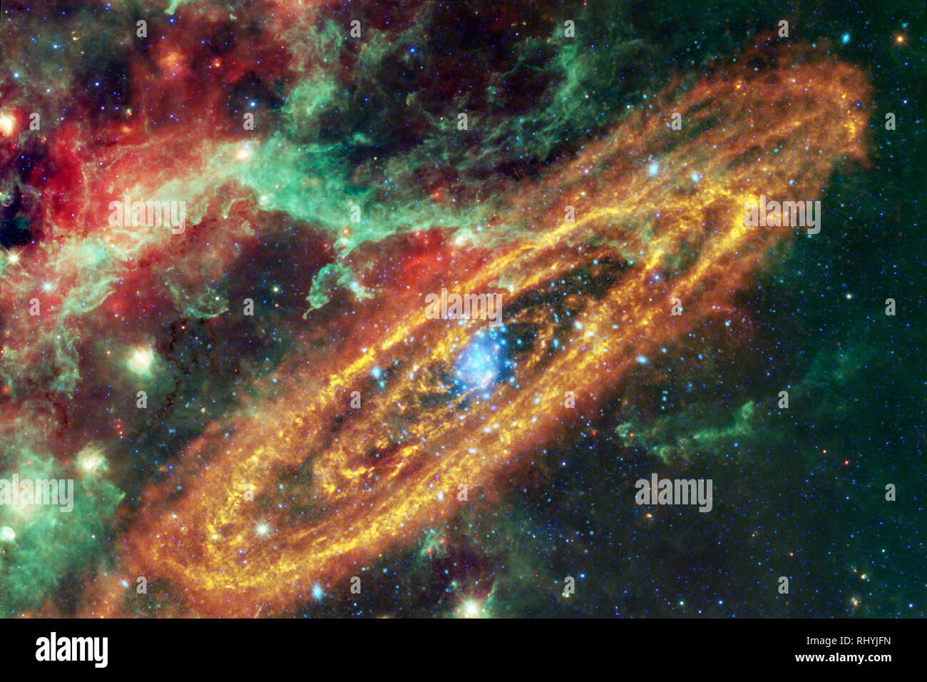 Beautiful space background. Cosmoc art. Elements of this image ...