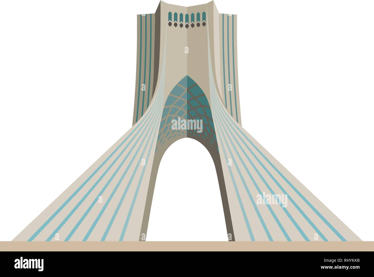 Azadi Tower Vector