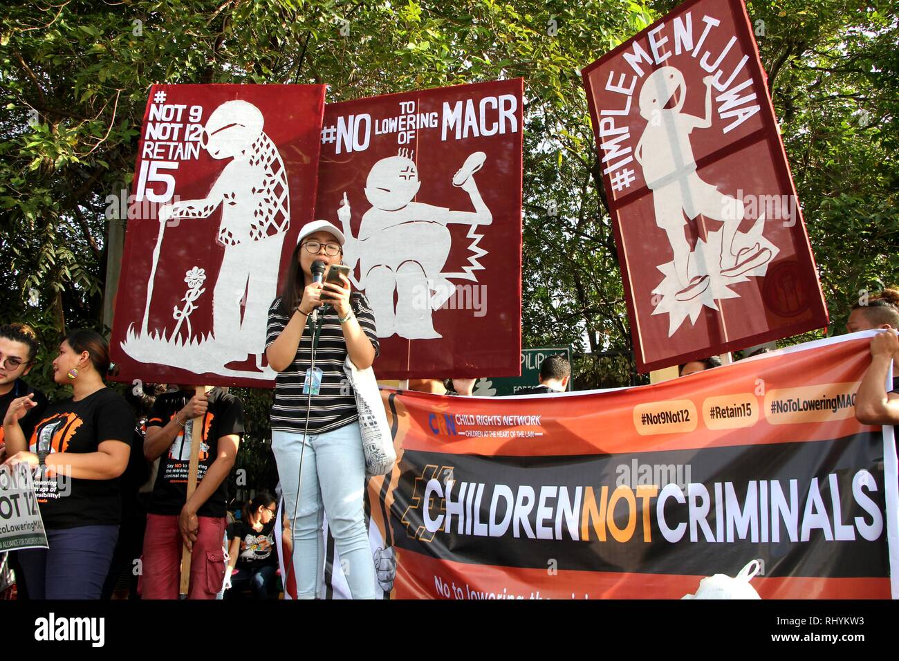 Hundreds of child rights advocates trooped to the Senate and held a ...