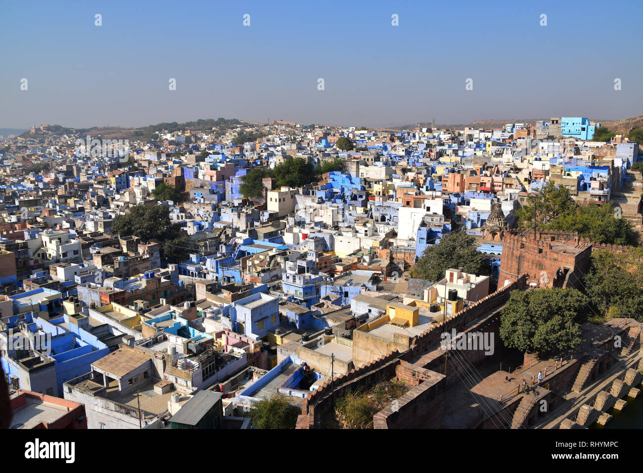 Jodhpur, Blue City, Rajasthan, India Stock Photo - Alamy