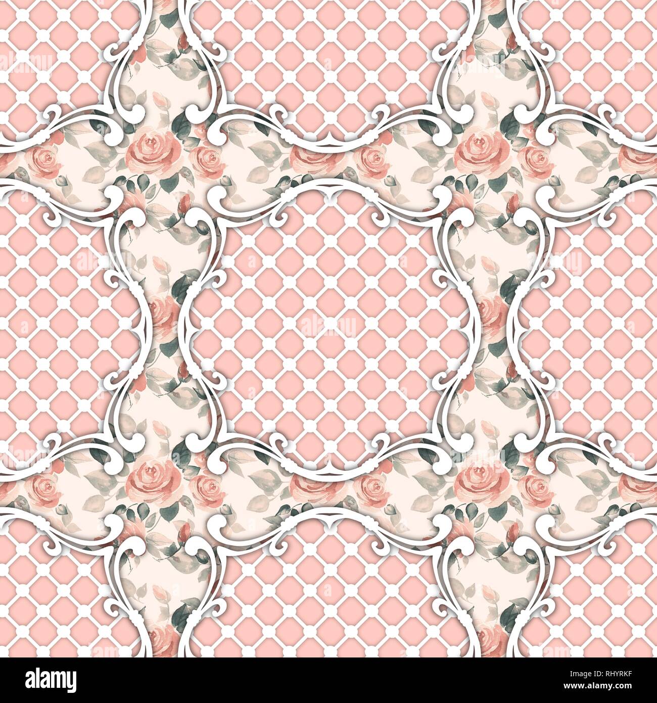 Seamless royal renaissance artistic hi-res stock photography and images ...