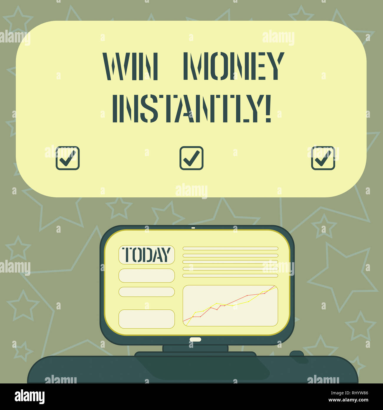 Handwriting text writing Win Money Instantly. Concept meaning getting ...