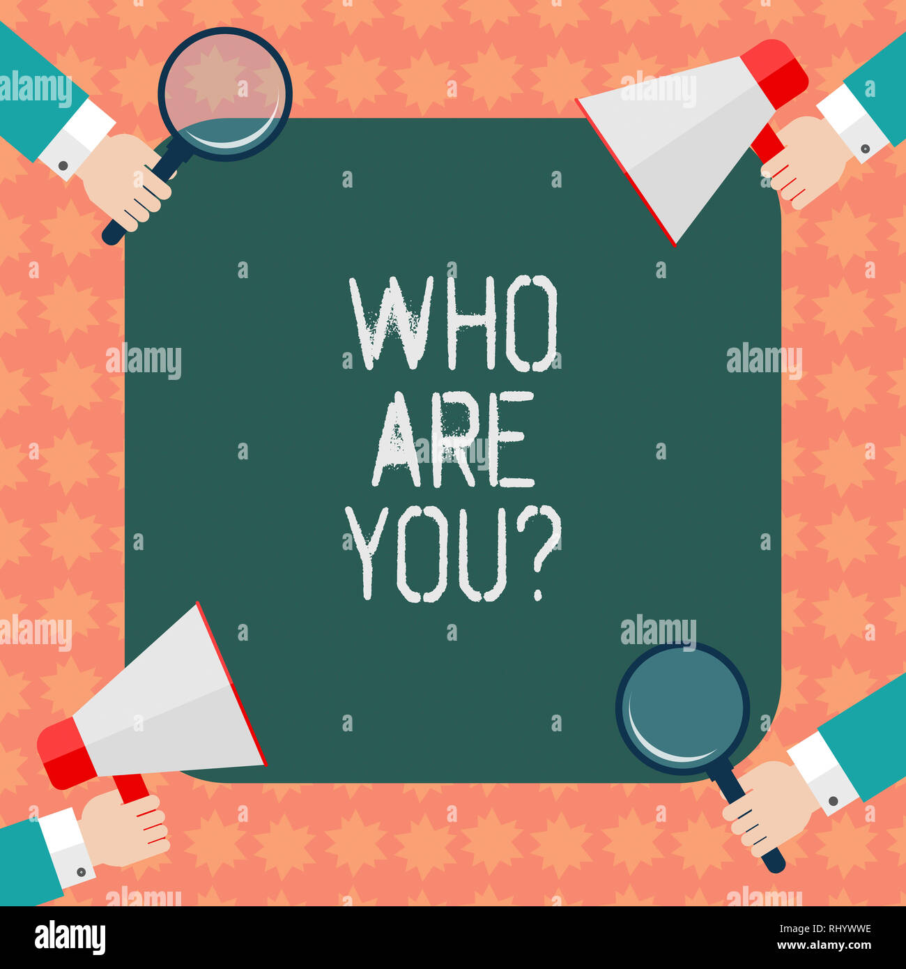 Writing note showing Who Are Youquestion. Business photo showcasing ...