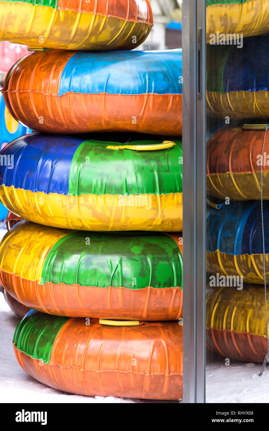 Outdoor sledding hi-res stock photography and images - Alamy