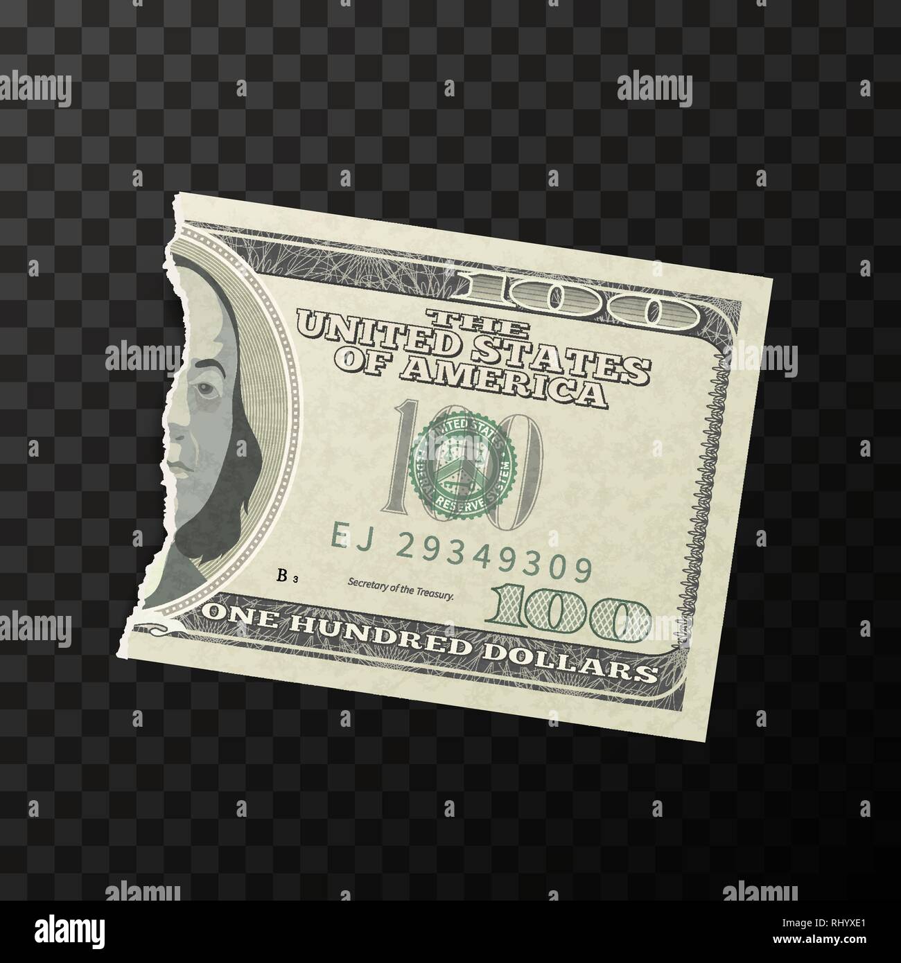 Us dollars paper green Stock Vector Images - Alamy
