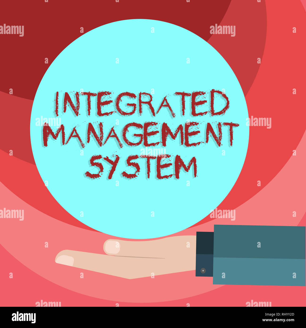 Text sign showing Integrated Management System. Conceptual photo ...