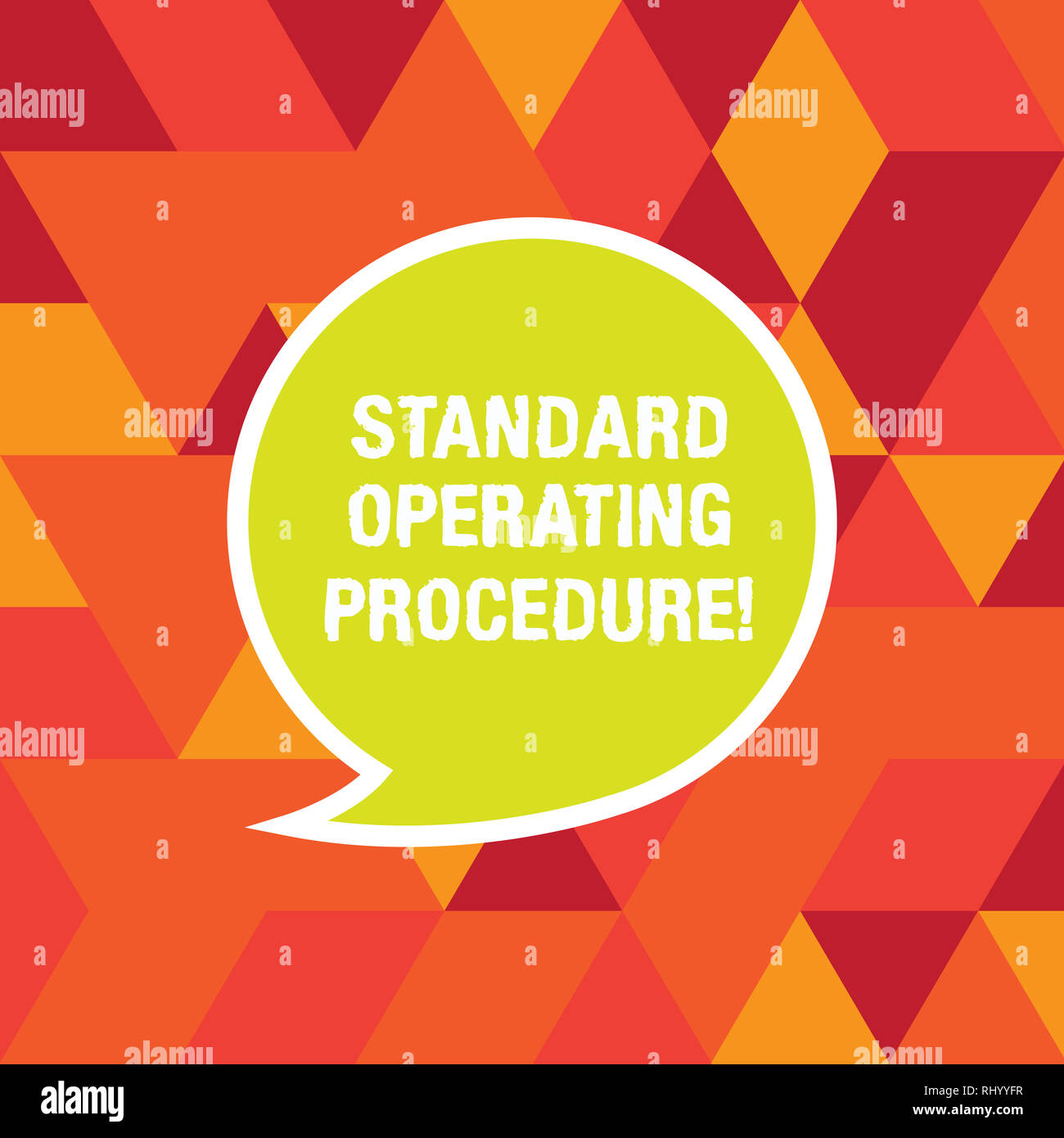 Word writing text Standard Operating Procedure. Business concept for ...