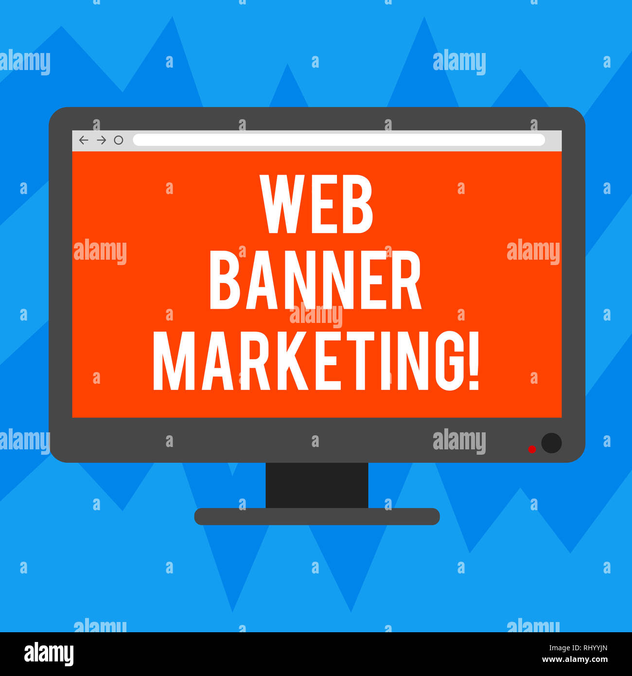 Text sign showing Web Banner Marketing. Conceptual photo entails to ...