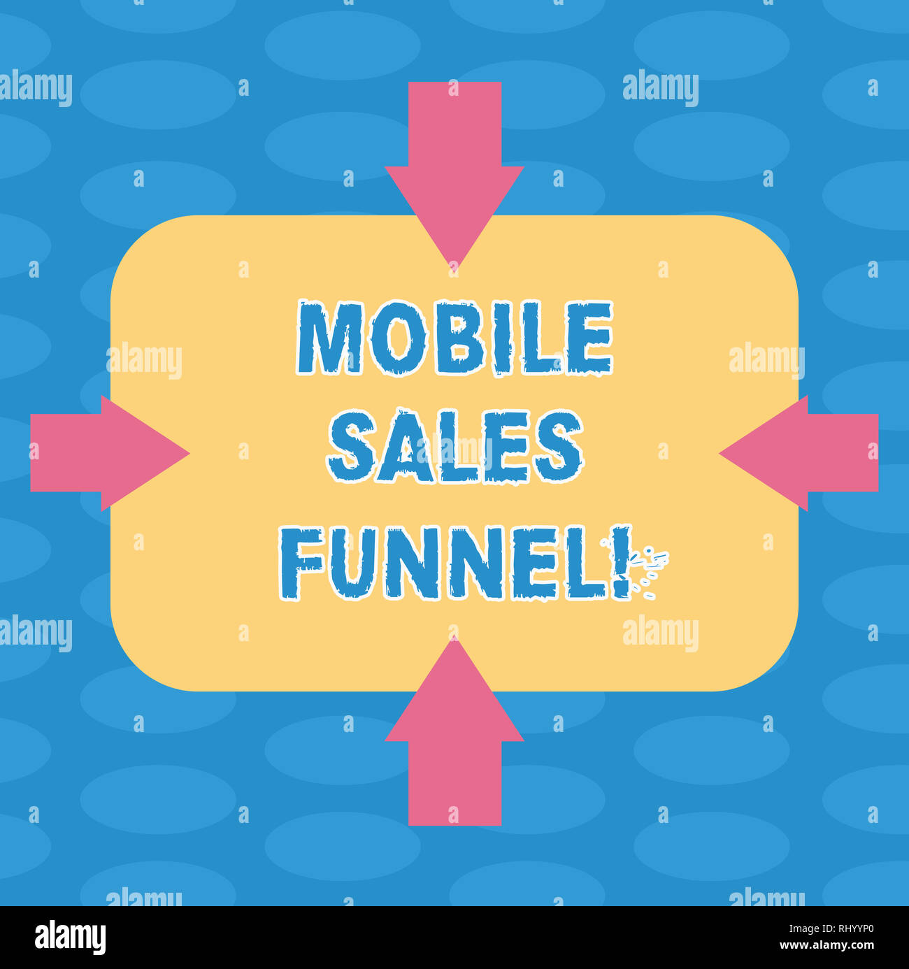 Word writing text Mobile Sales Funnel. Business concept for visual ...