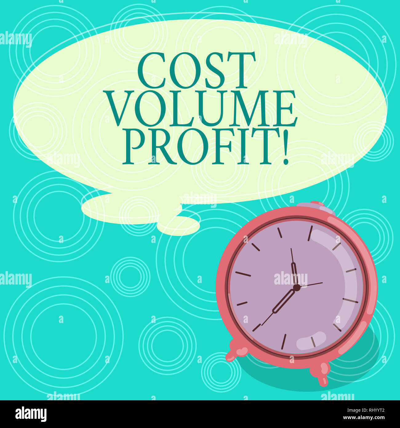 Handwriting text Cost Volume Profit. Concept meaning form of cost ...
