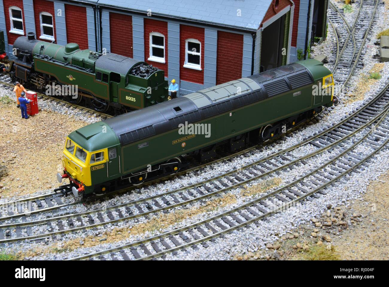 Sir Daniel Gooch class 47 Diesel Stock Photo - Alamy
