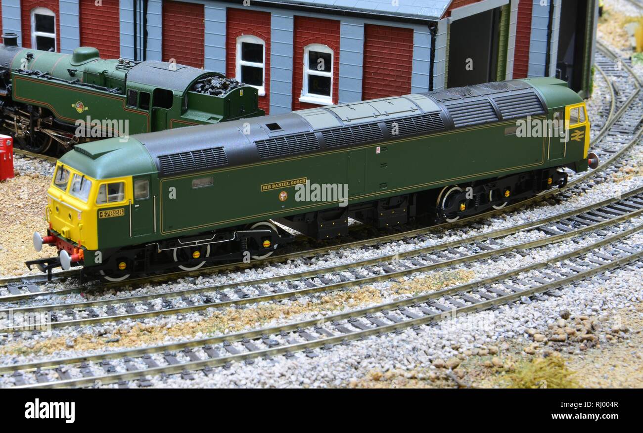 Sir Daniel Gooch class 47 Diesel Stock Photo - Alamy