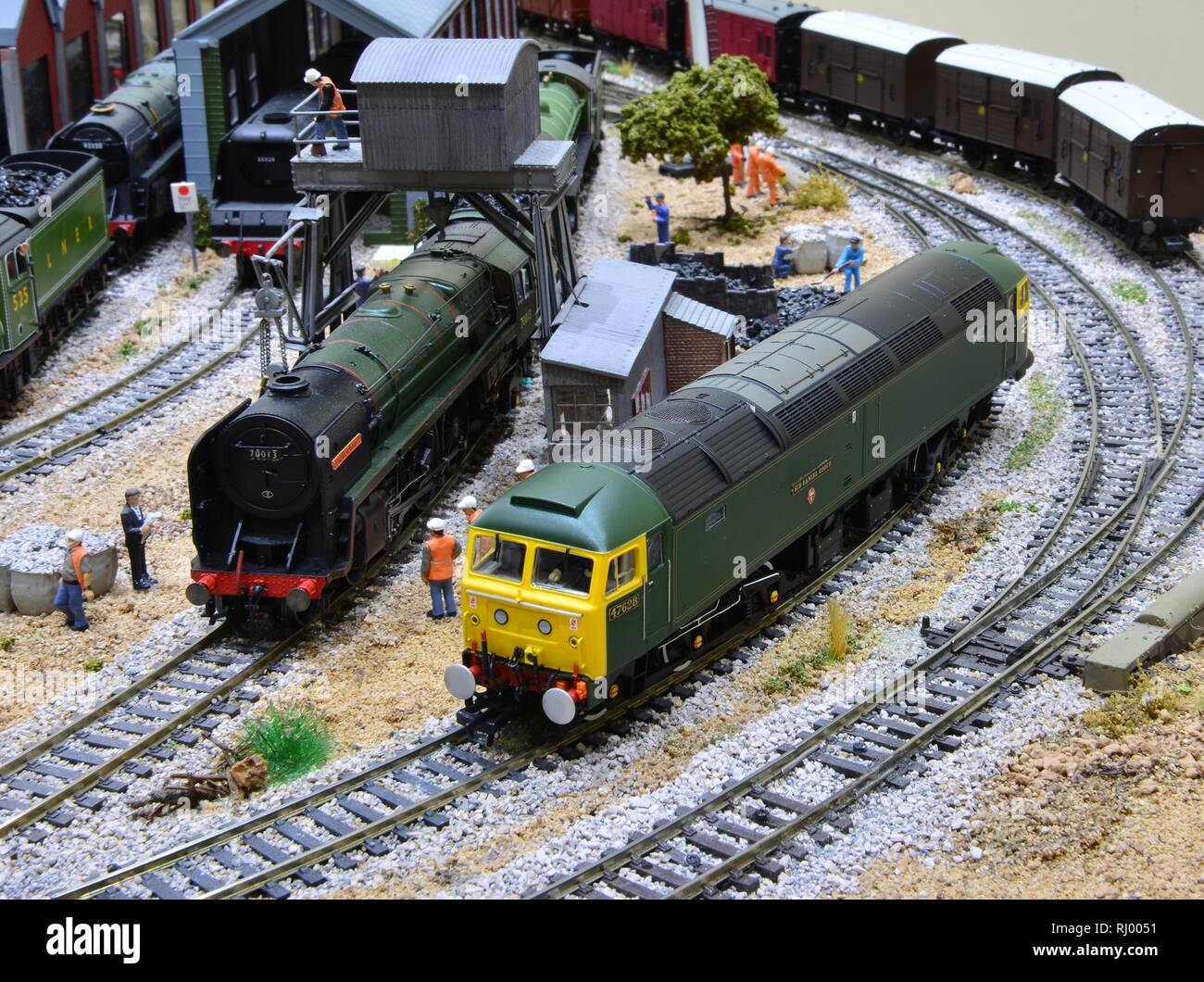Sir Daniel Gooch class 47 Diesel Stock Photo - Alamy