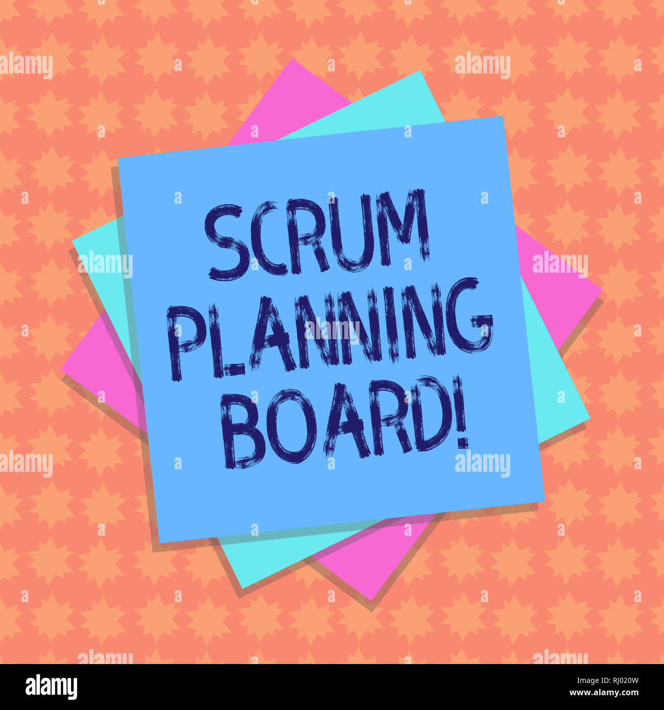 Writing note showing Scrum Planning Board. Business photo showcasing ...