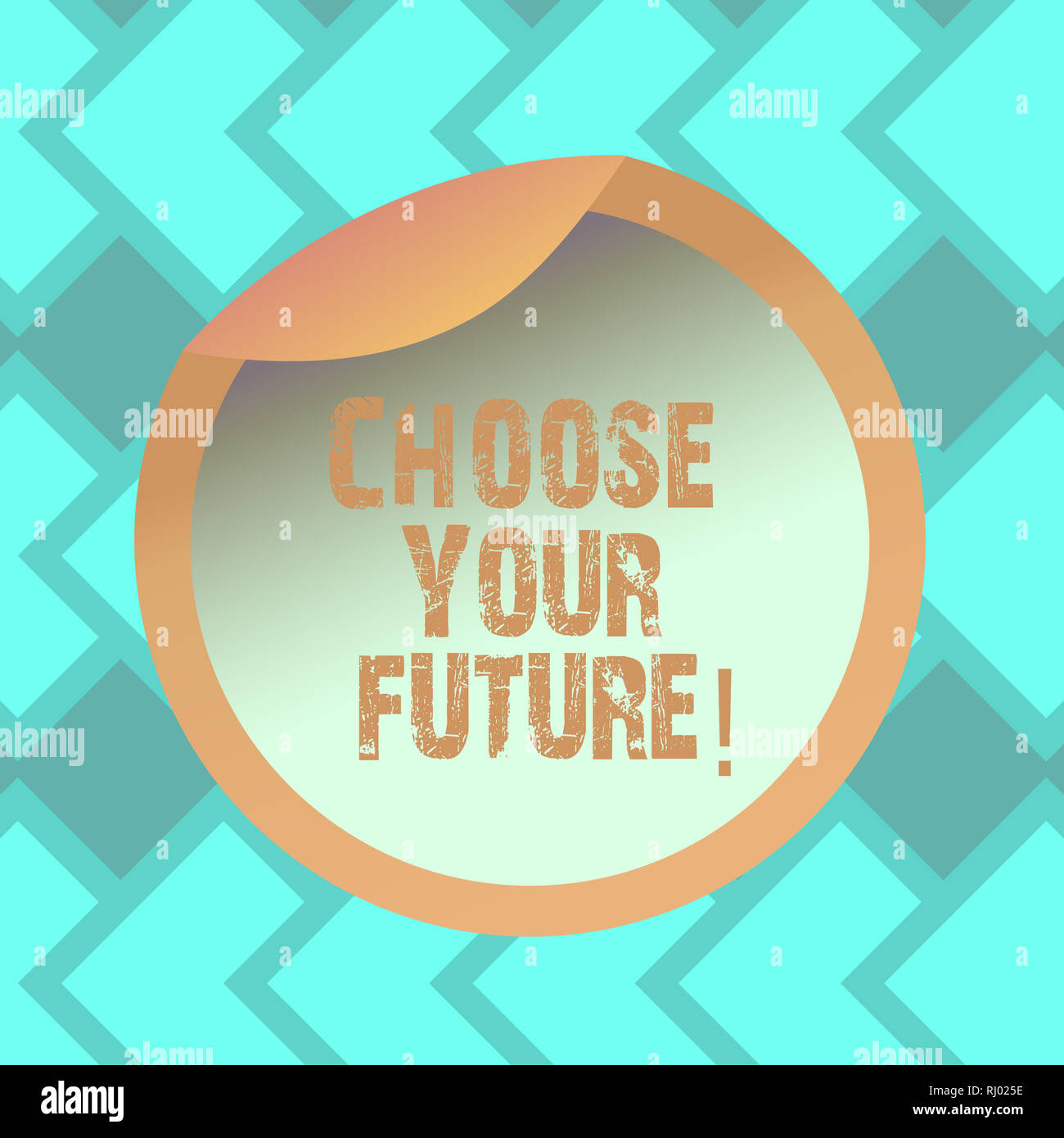 Text sign showing Choose Your Future. Conceptual photo set plans for ...
