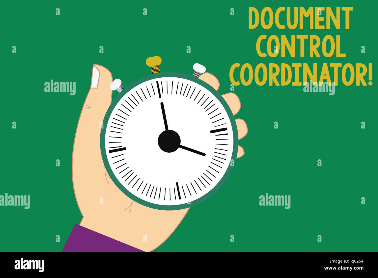 Text sign showing Document Control Coordinator. Conceptual photo ...