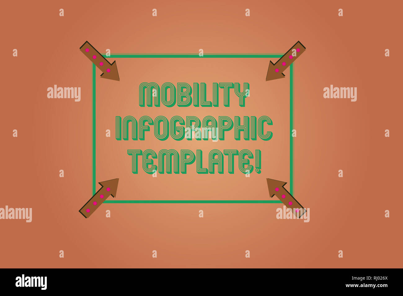Handwriting text writing Mobility Infographic Template. Concept meaning ...