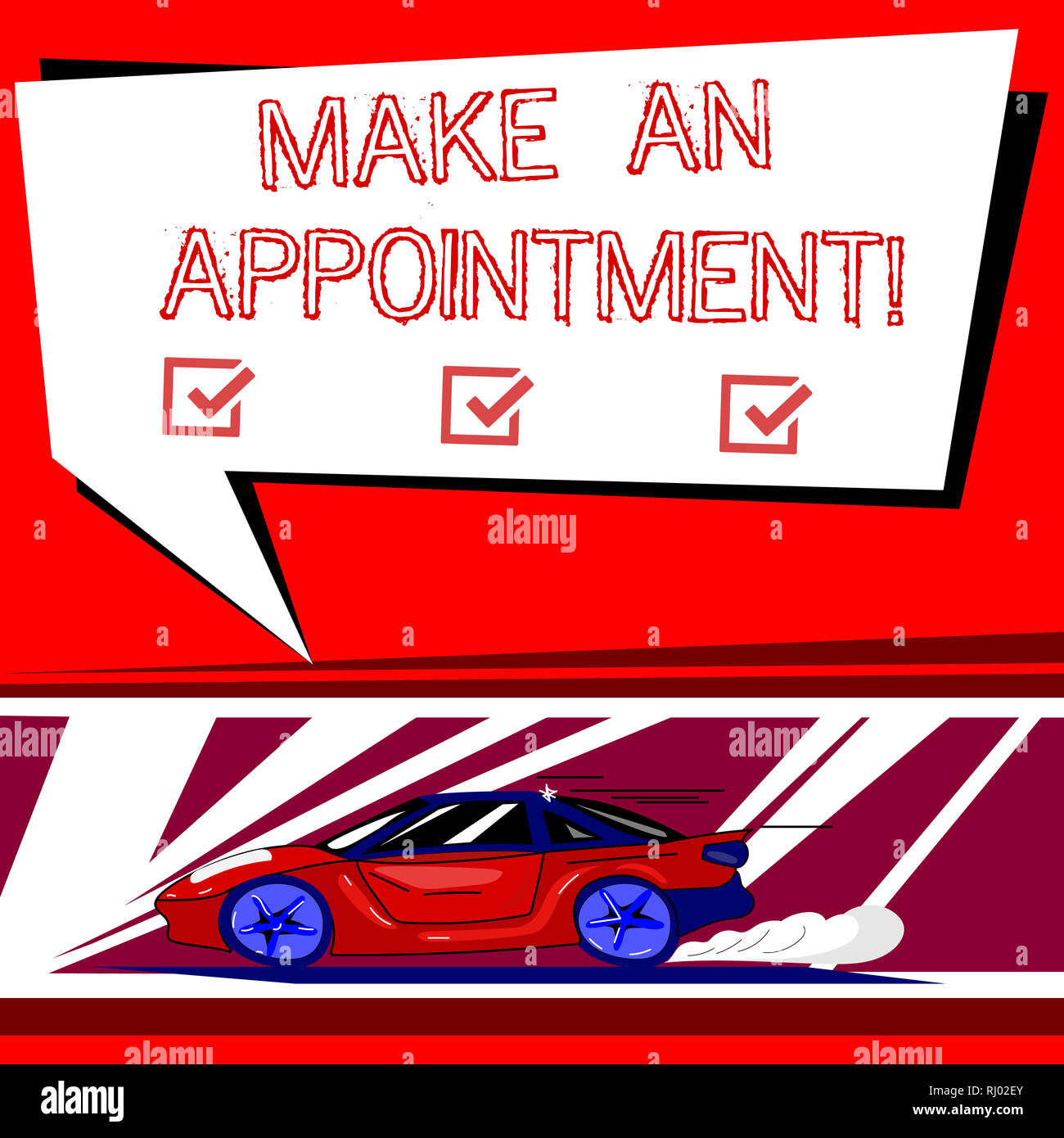Text sign showing Make An Appointment. Conceptual photo Assign someone ...