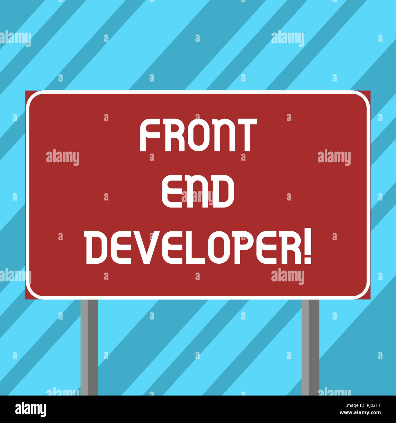 Text sign showing Front End Developer. Conceptual photo computer ...