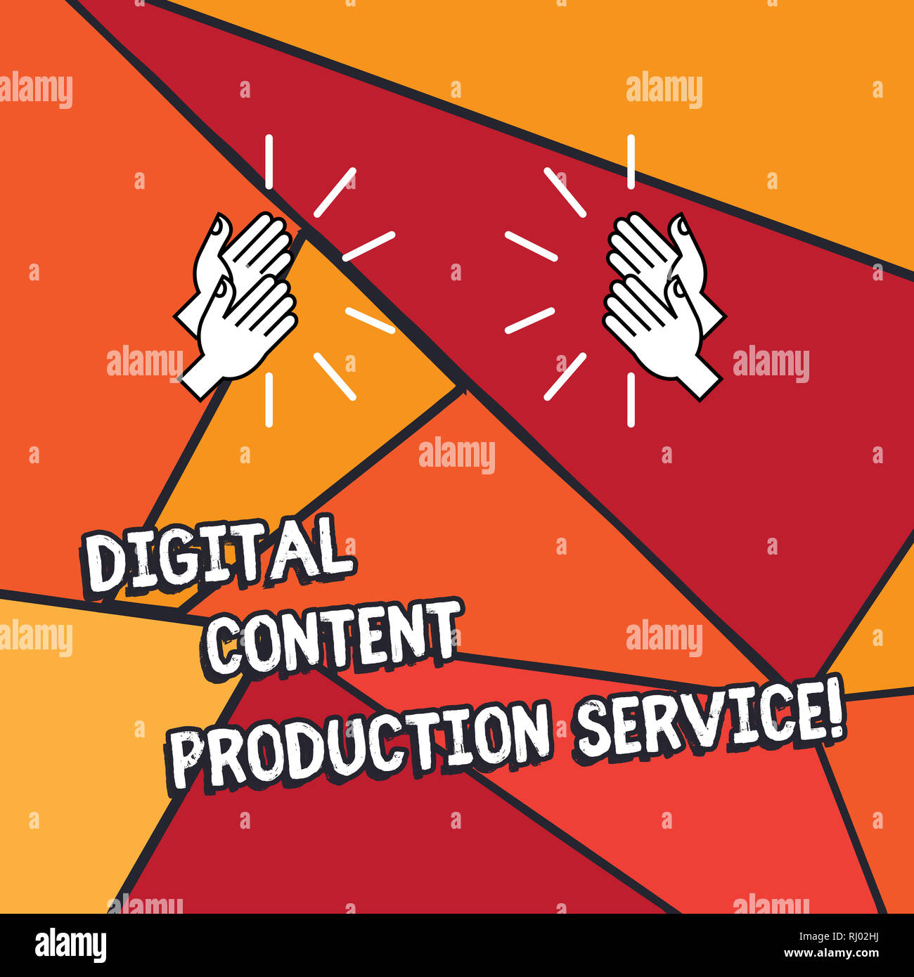 Word writing text Digital Content Production Service. Business concept ...