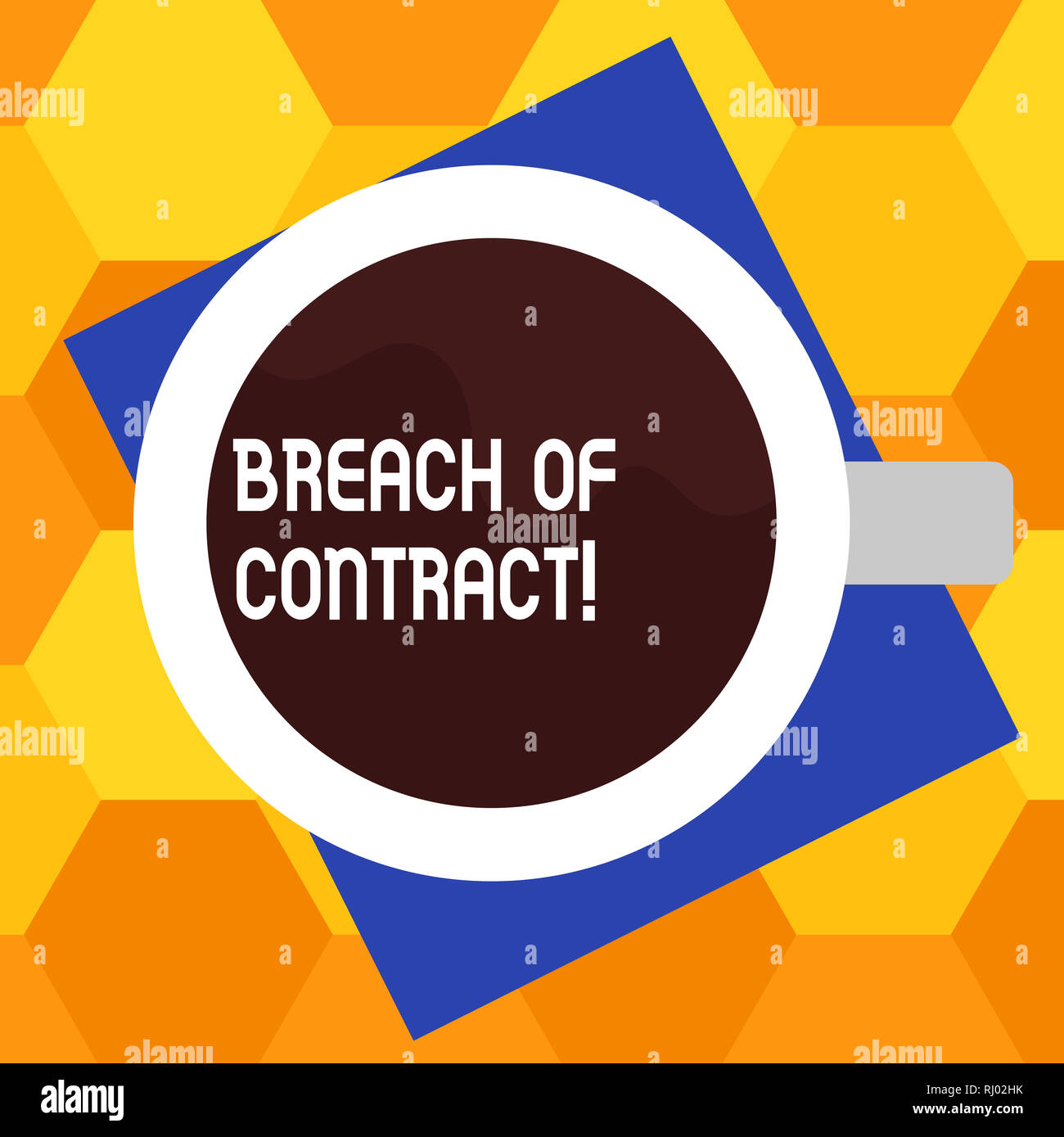 Handwriting text writing Breach Of Contract. Concept meaning act of ...