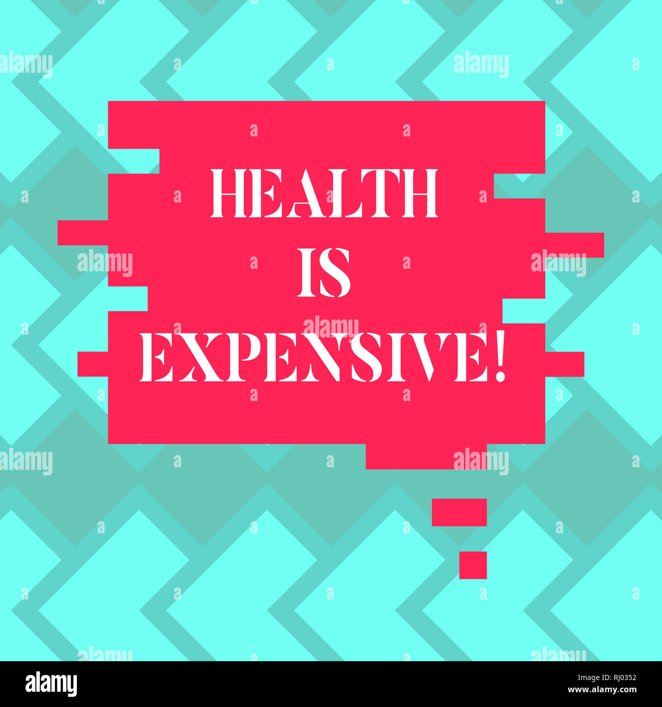 Text sign showing Health Is Expensive. Conceptual photo take care body ...