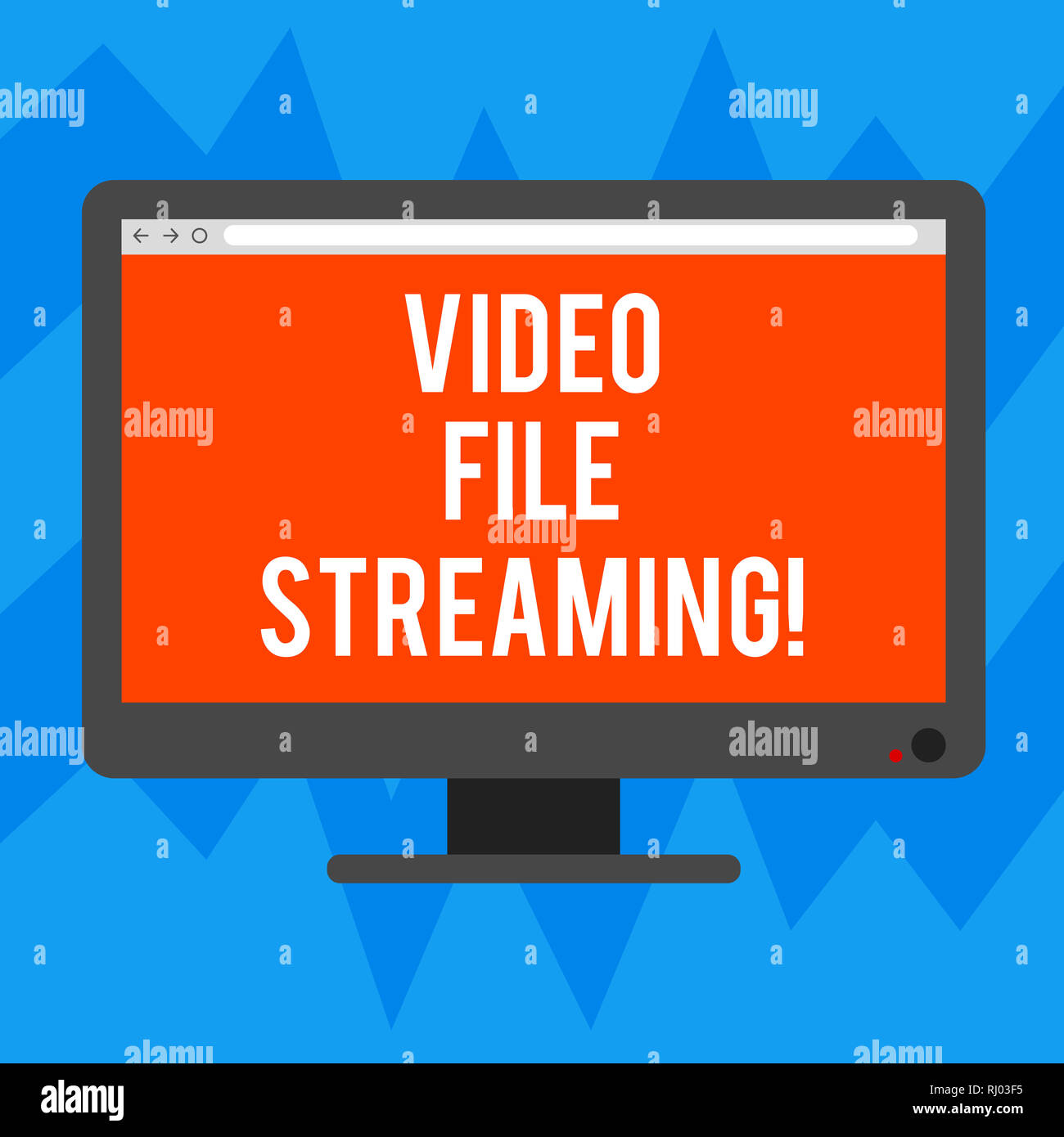 Monitor display showing media file hi-res stock photography and images ...