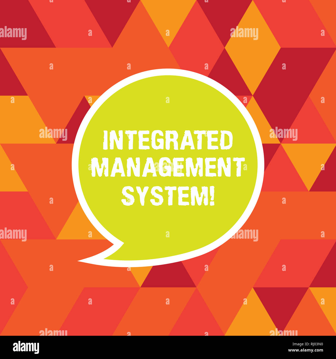 Word writing text Integrated Management System. Business concept for ...