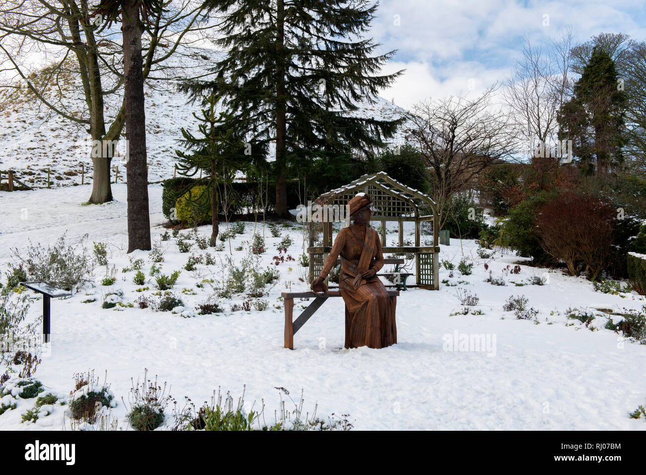 Statue of Emily Davison Stock Photo - Alamy
