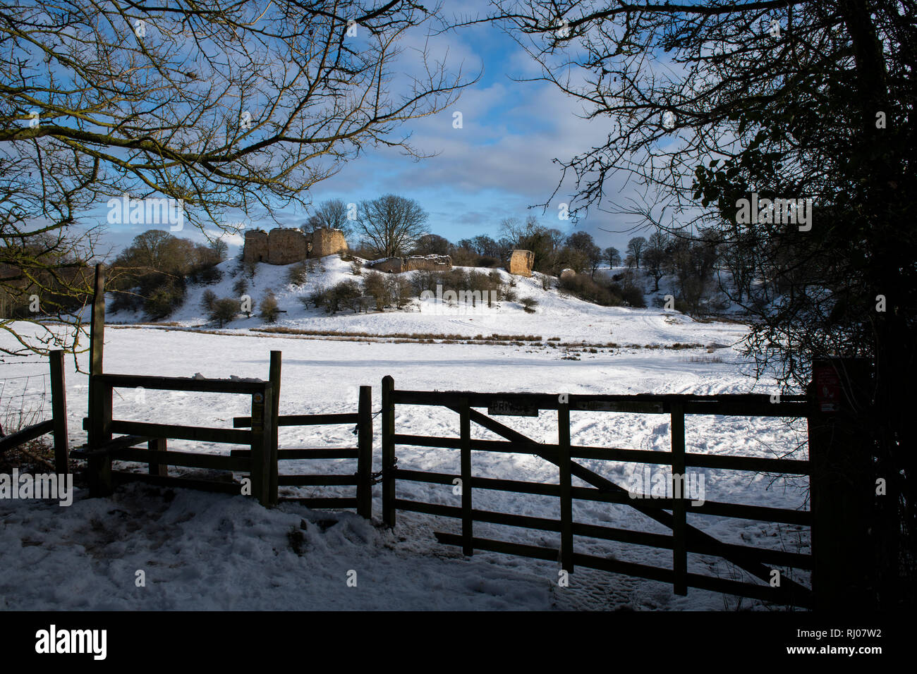 Mitford Castle Northumberland High Resolution Stock Photography and ...