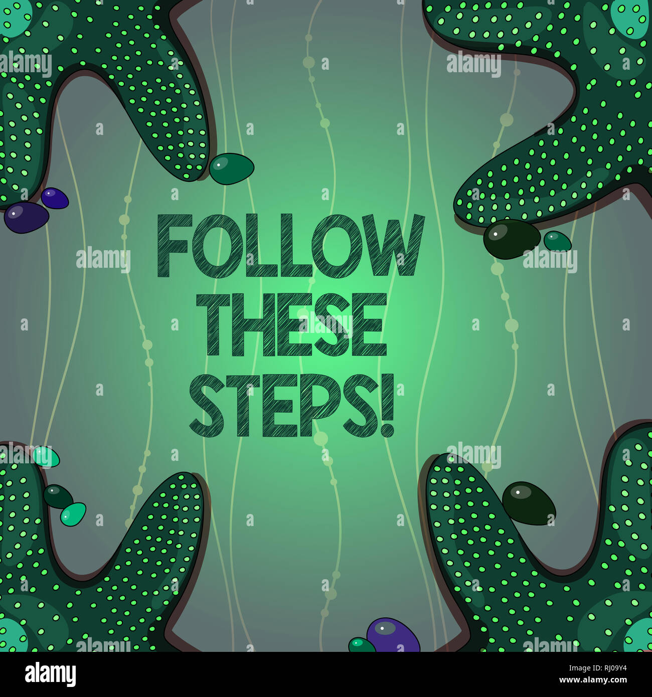 Writing note showing Follow These Steps. Business photo showcasing go ...