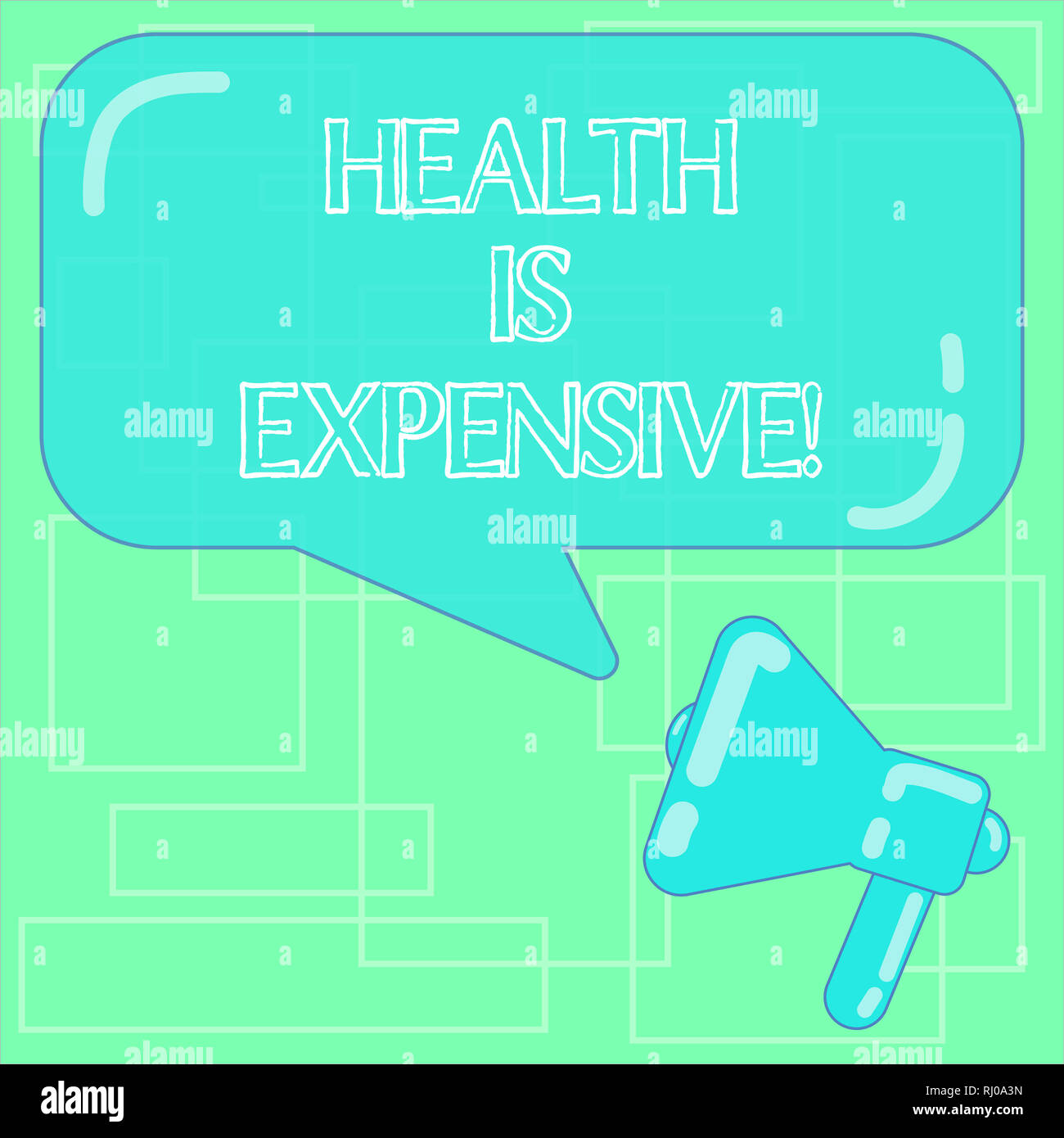 Text sign showing Health Is Expensive. Conceptual photo take care body ...