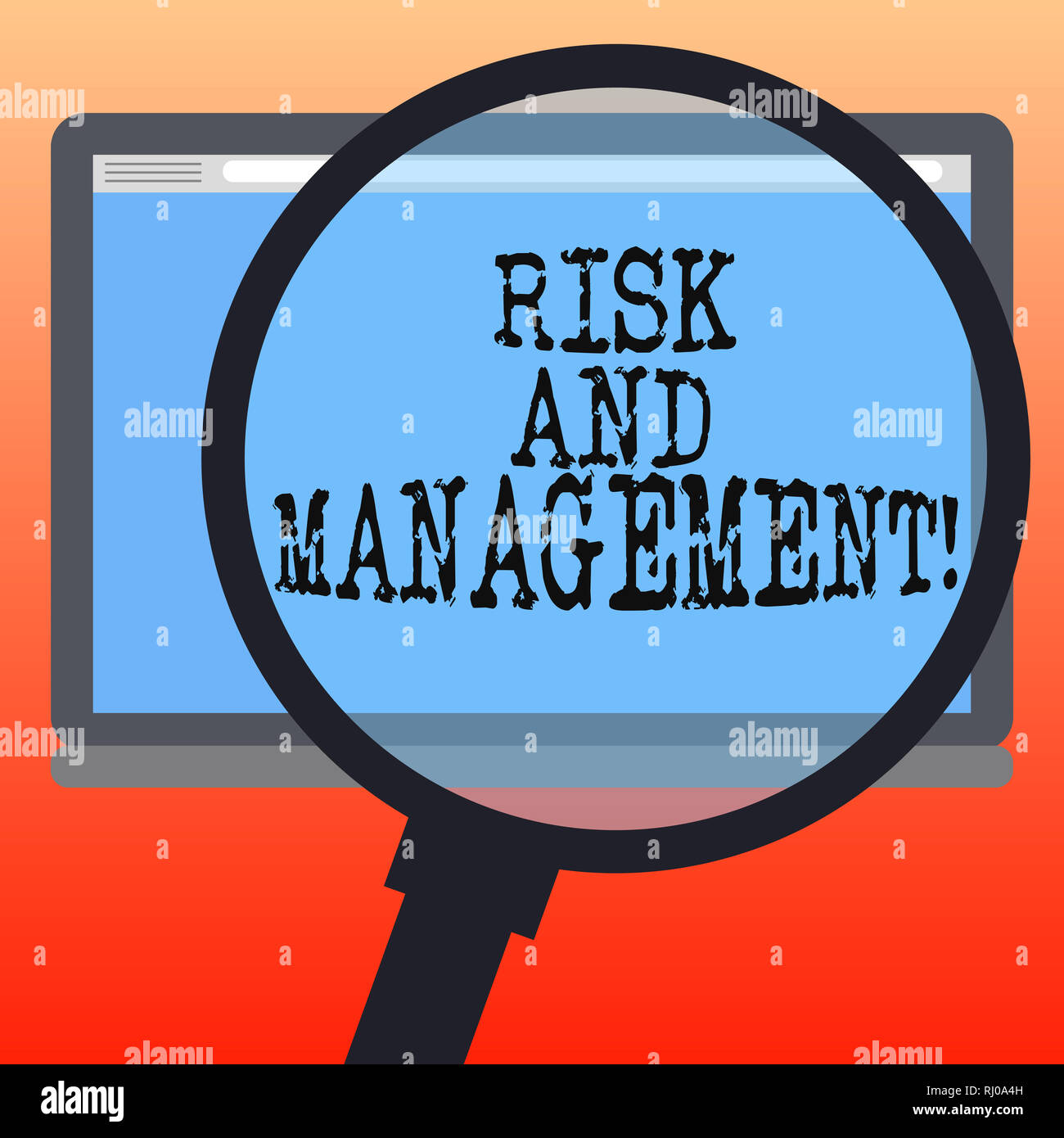 Handwriting text writing Risk And Management. Concept meaning ...