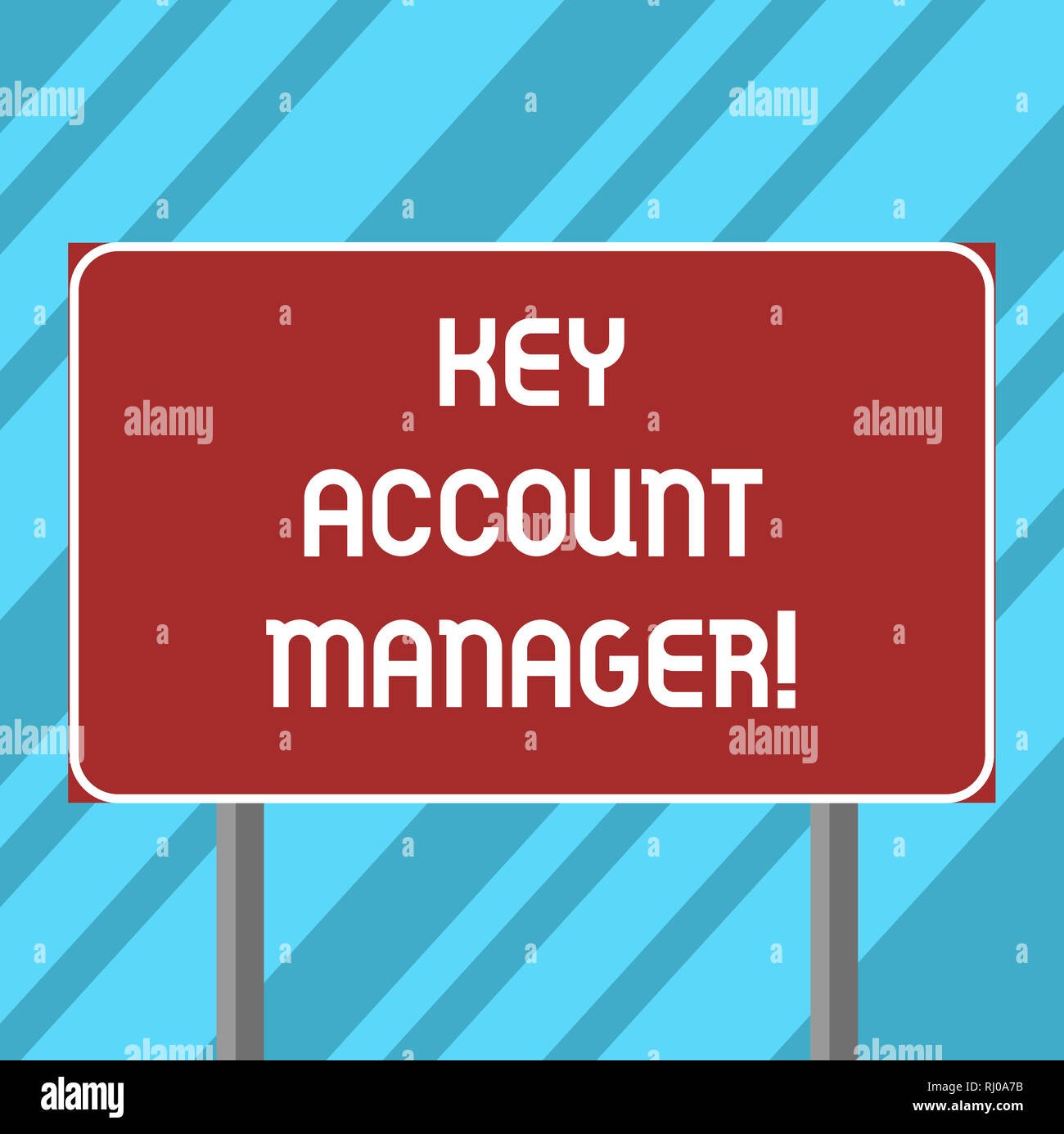 Text sign showing Key Account Manager. Conceptual photo full ...