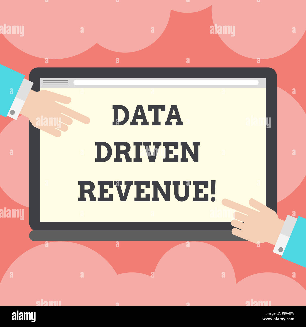 Writing note showing Data Driven Revenue. Business photo showcasing ...