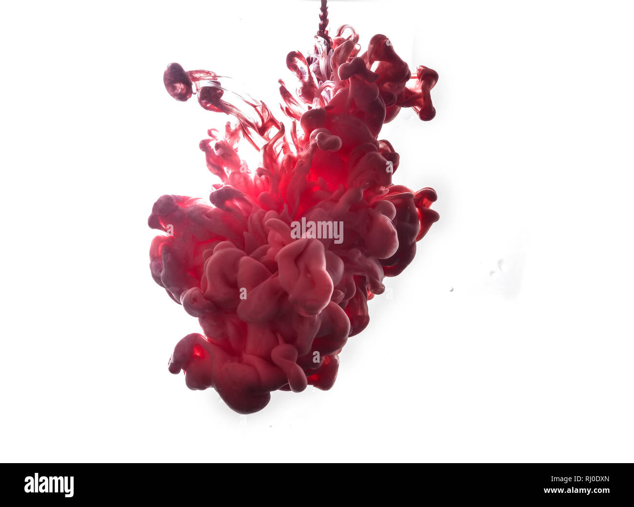 abstract formed by color dissolving in water Stock Photo - Alamy