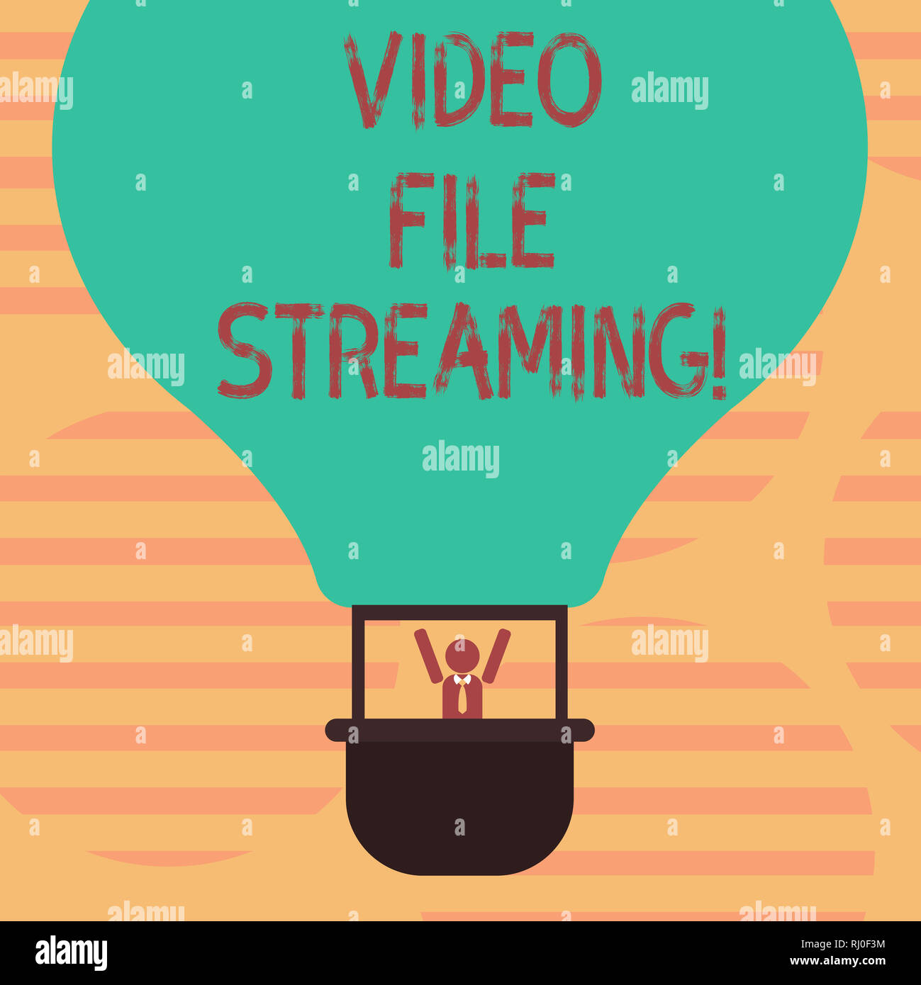 Word writing text Video File Streaming. Business concept for video be ...